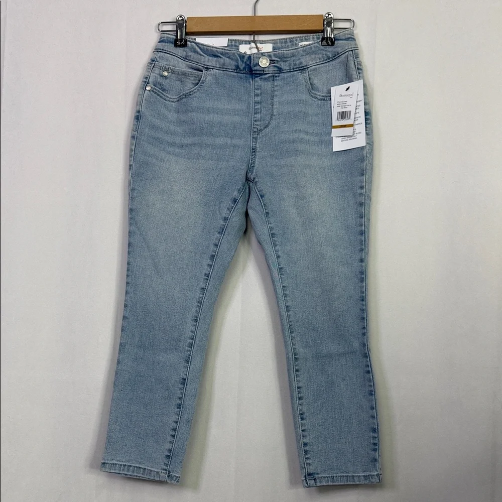 Skinnygirl | Jeans | The Skinny Crop Light Blue Womens Mid Rise Pull On ...
